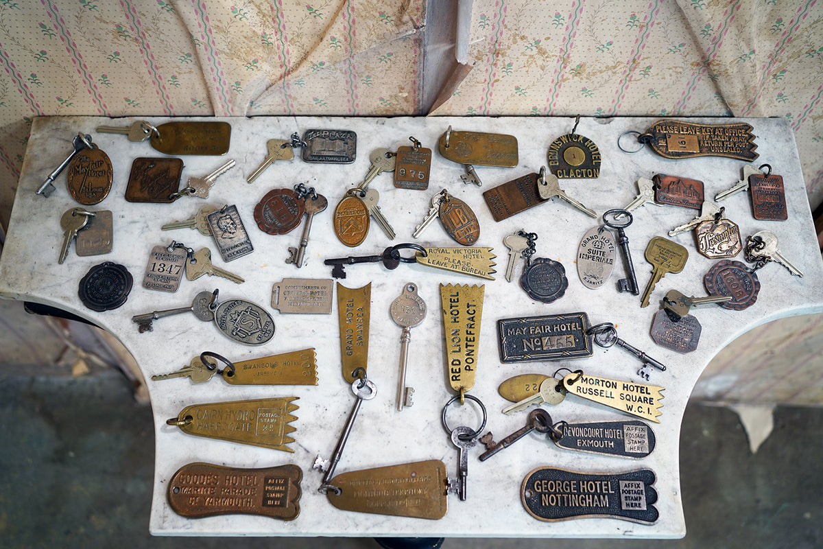 The Lost Keys; A Group of Thirty-Seven Early 20thC Hotel Keys c.1920-5 ...