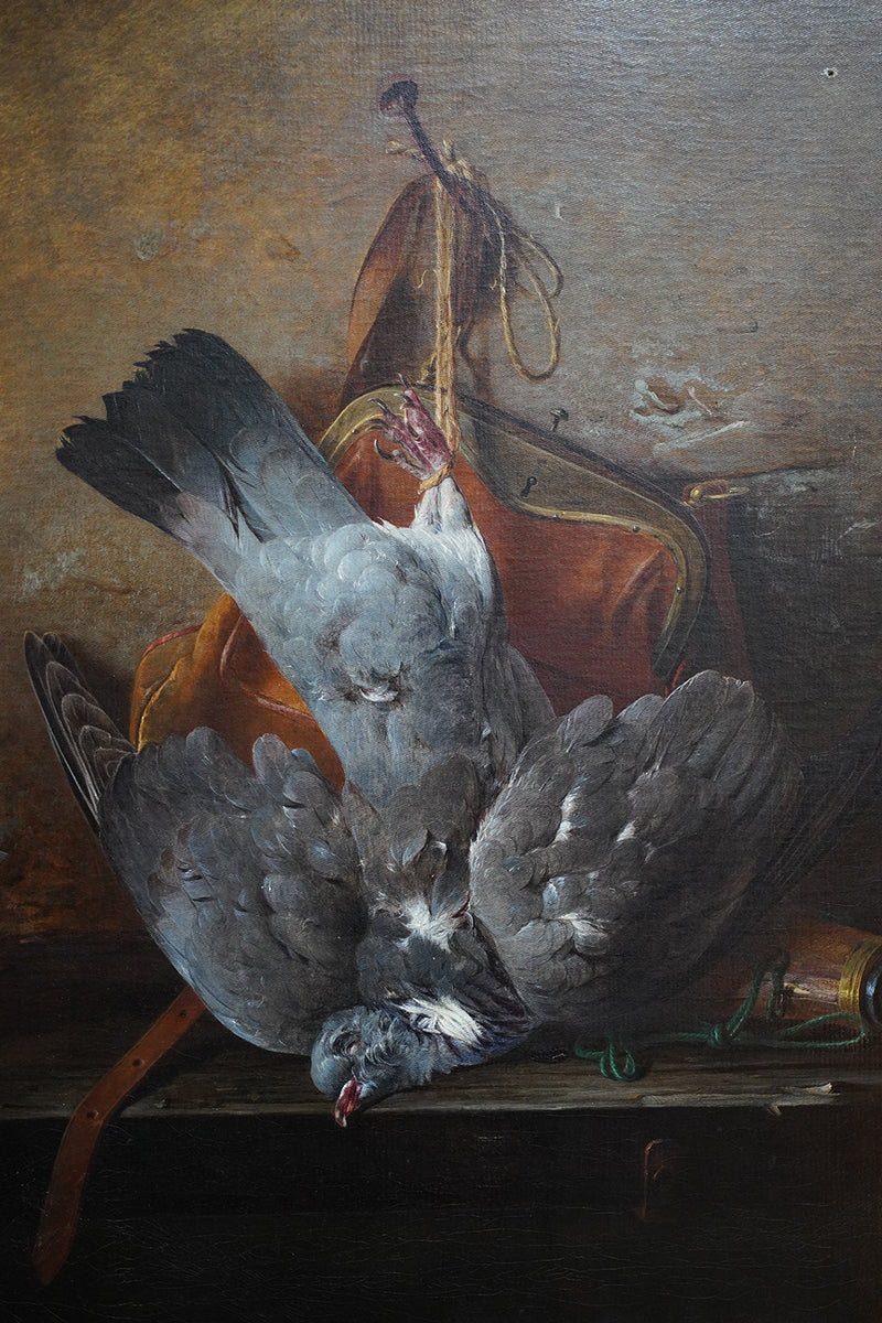 A Late 19thC Oil on Canvas Still Life of Hanging Game by Theodor Henri ...