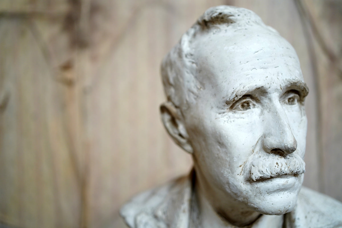 An Early 20thC Scottish Plaster Portrait Bust of George Hope Tait by T ...