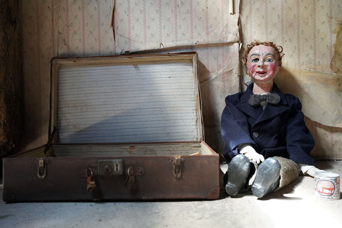 An Early 20thC Cased Ventriloquist Dummy Attributed to Herbert Brighto ...