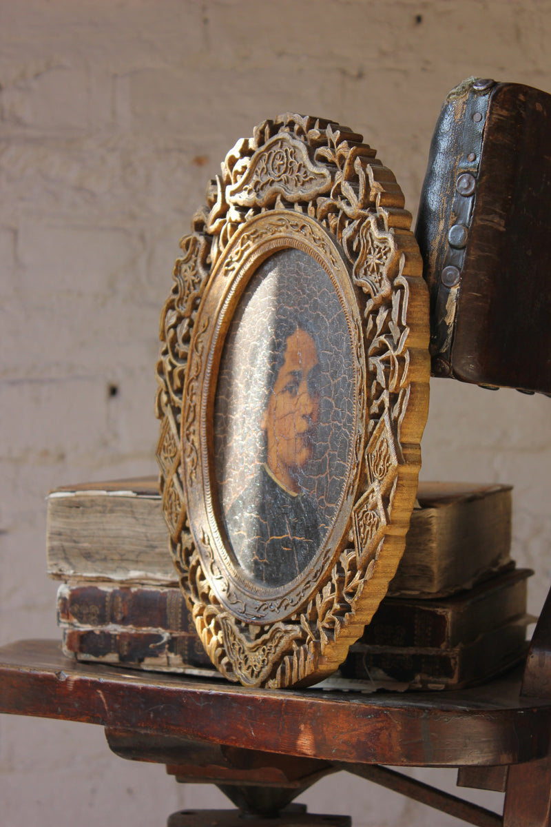 A Mid-19thC European School Oval Oil on Board Portrait of a Lady – Doe ...