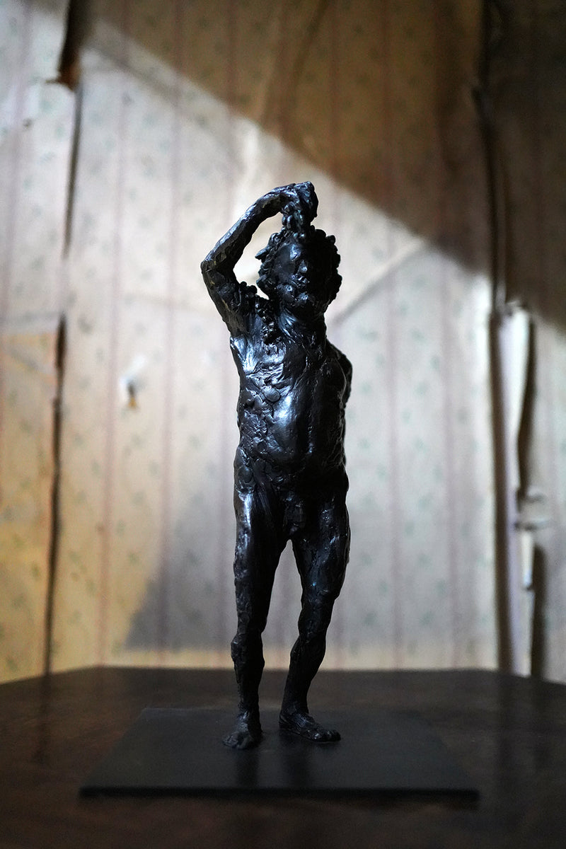 Beth Carter; Bacchus with Grapes; Bronze; Edition 3 of 10 – Doe & Hope