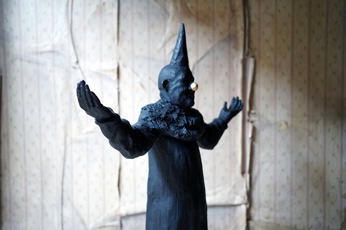 Beth Carter; Clown; Black Resin; Edition 2/15 – Doe & Hope