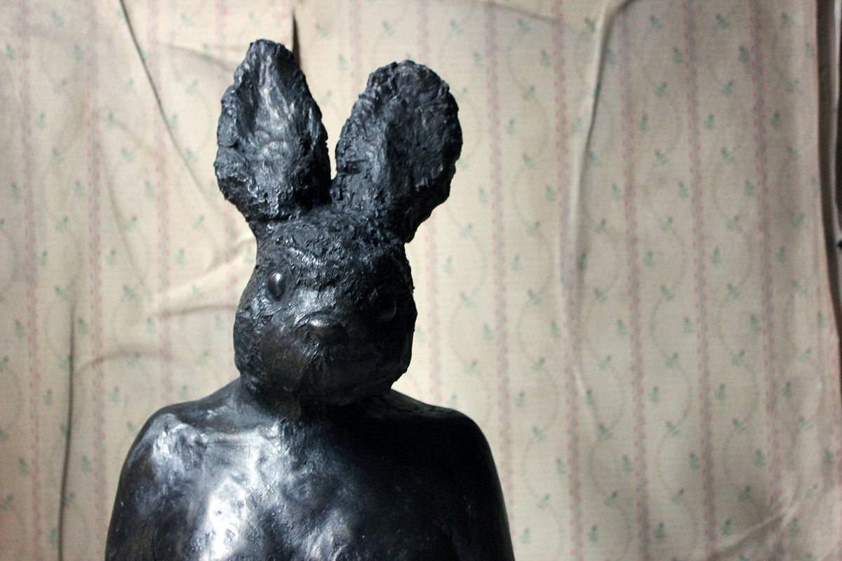 Beth Carter; Buck Rabbit; Bronze Resin & Jesmonite; Edition 4 of 15 ...