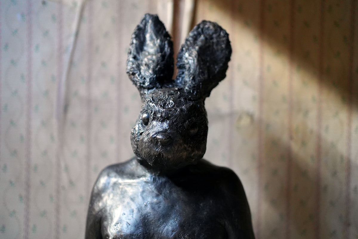 Beth Carter; Buck Rabbit; Bronze Resin & Jesmonite; Edition 5 of 15 ...