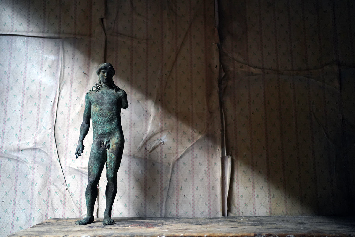 A Large Early 19thC Grand Tour Bronze of the Tiber Apollo c.1800 – Doe ...