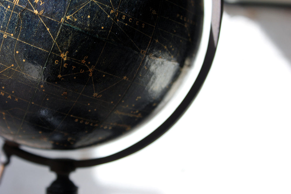 An Attractive Early 20thC Popular Celestial Table Globe; Prepared by G ...