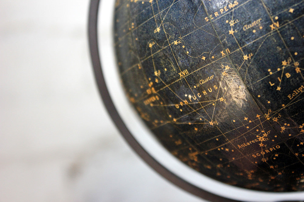 An Attractive Early 20thC Popular Celestial Table Globe; Prepared by G ...