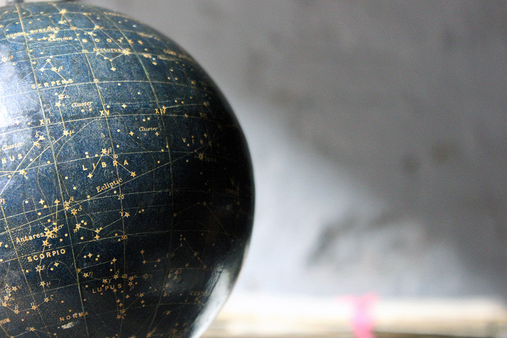 An Attractive Early 20thC Popular Celestial Table Globe; Prepared by G ...