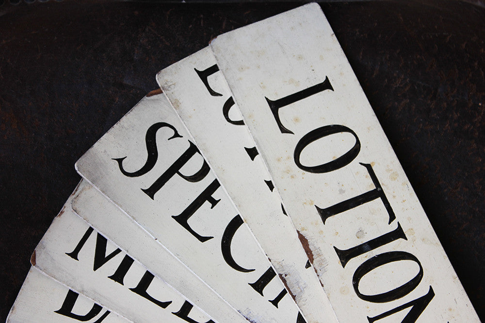 A Decorative Group of Eight c.1930s Painted Hospital Ward Signs – Doe ...