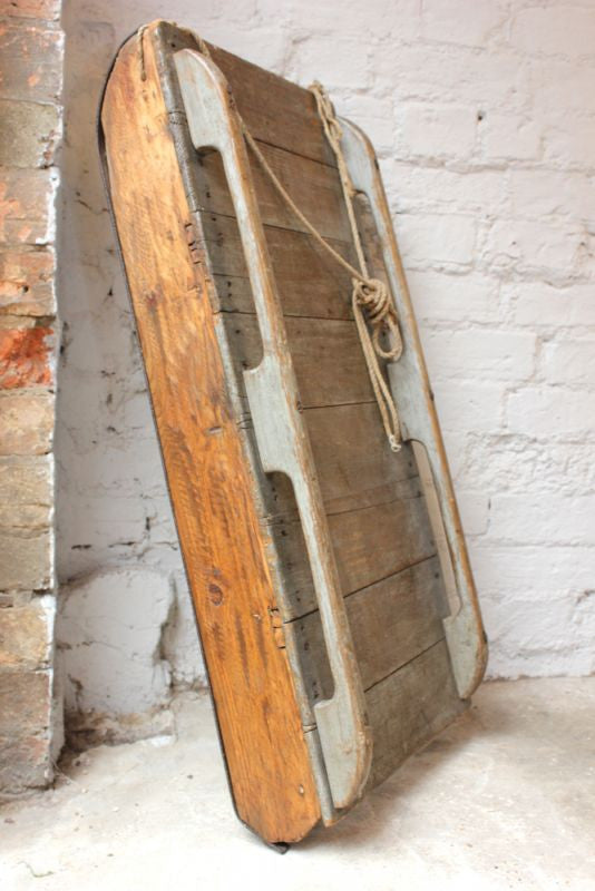 A Gorgeous Mid 20thC Painted French Oak Sledge – Doe & Hope