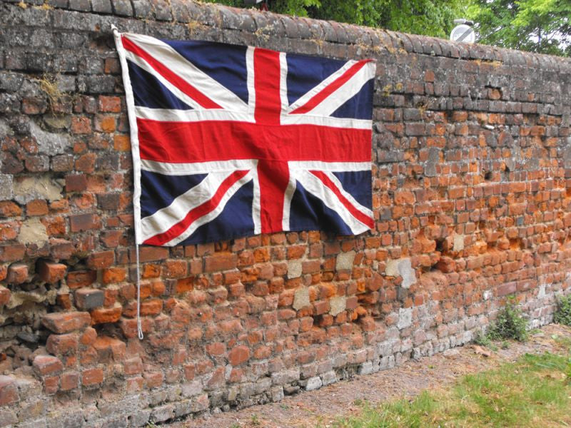 A Quality Large Vintage Cloth Union Jack "Excelsior" Flag by Ernest W ...