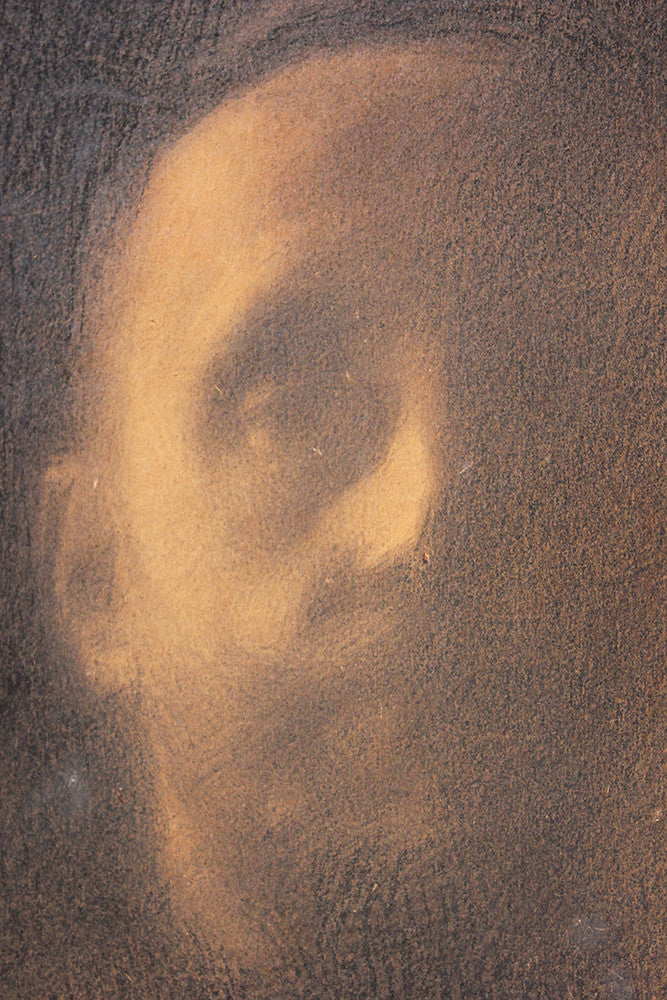 A Marvellous Late 19thC Belgian Symbolist School Portrait of a Man ...