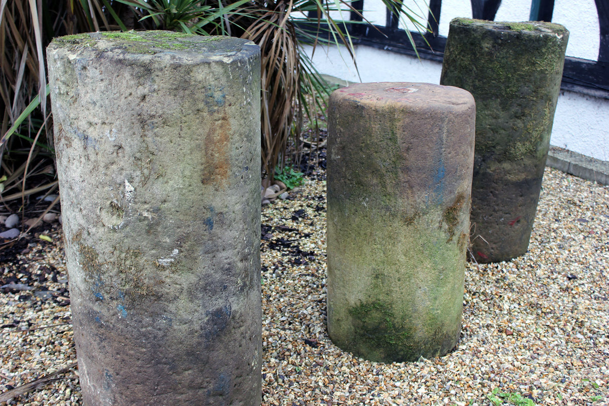 A Trio of Yorkshire Monastic Stone Columns; The Benedictine Monk Estat ...